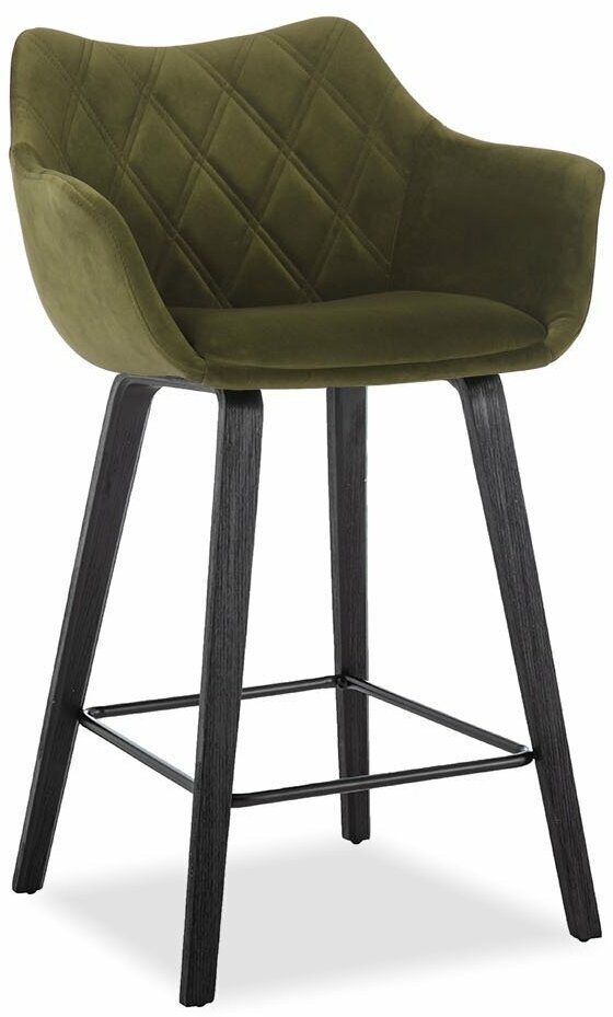 Стул полубарный Sherilyn (66), темно-зеленый