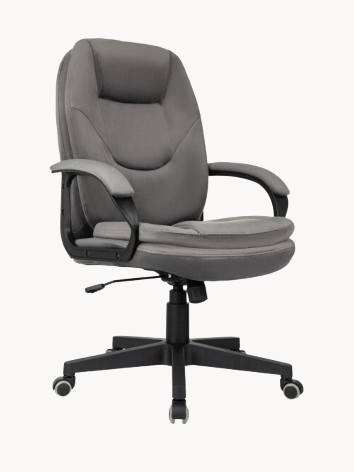 Кресло руководителя Бюрократ CH-668 темно-серый Holland 18 крестов. пластик