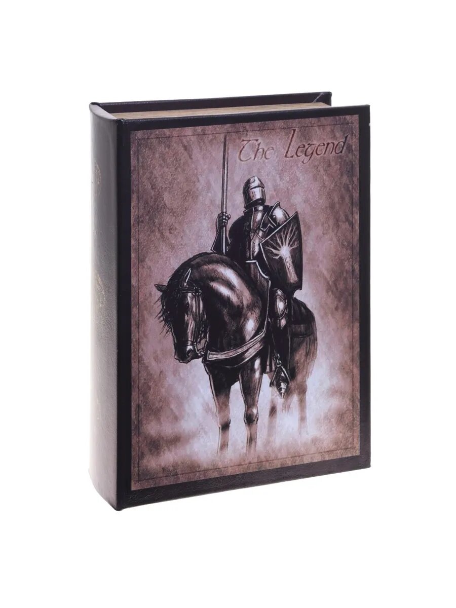 Шкатулка-книга с замком, 18×7 см