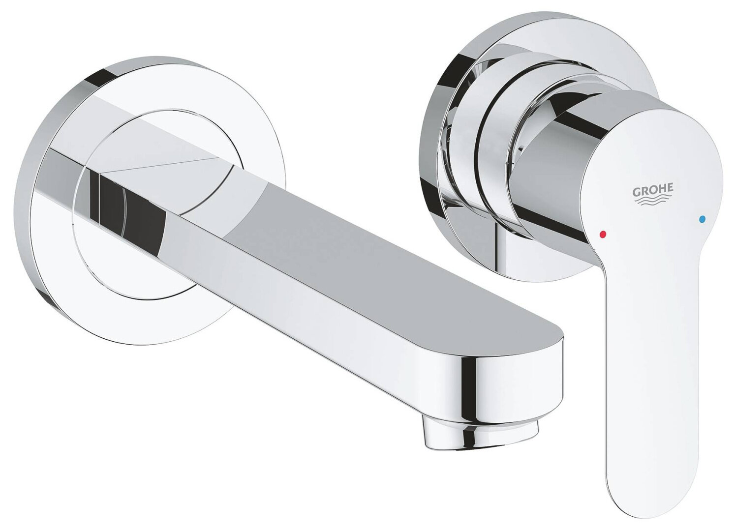 Смеситель для раковины Grohe BauEdge 20474000 со скрытой частью, хромированный