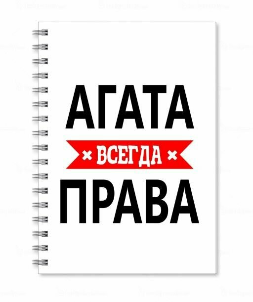 Тетрадь MIGOM принт А5 Агата всегда права