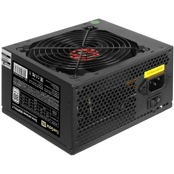 Блок питания ExeGate 900PPH-LT-OEM (EX292155RUS-OEM), 900Вт, 80 PLUS, 120мм, черный