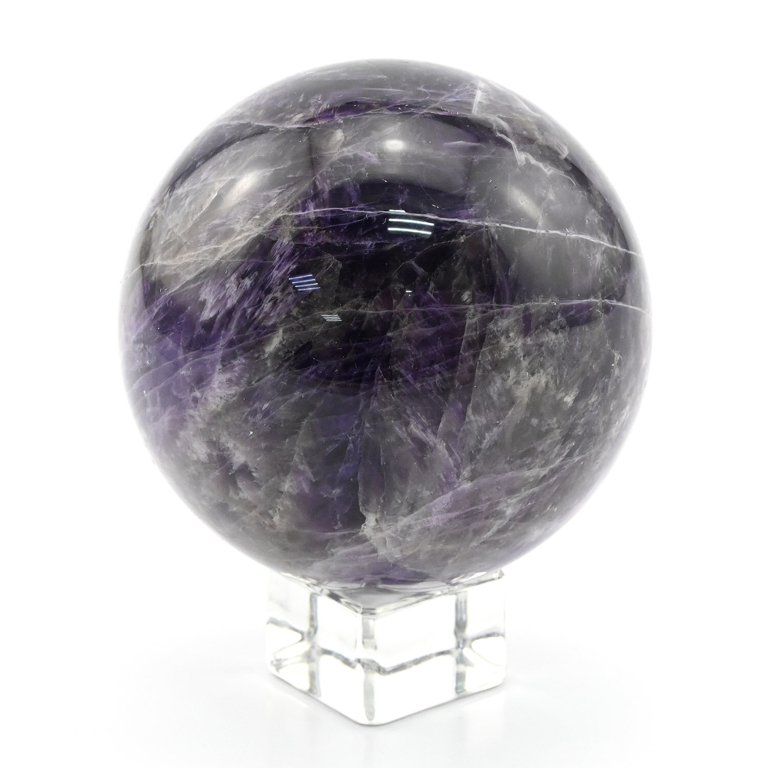 Шар из аметиста, диаметр 70мм, 480г (1сорт) .