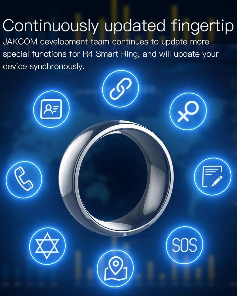 Новое Smart Ring NFC Wear Jakcom R4 Новая технология Magic Finger Smart NFC Ring для мобильного телефона IOS Android Windows NFC — фото 1
