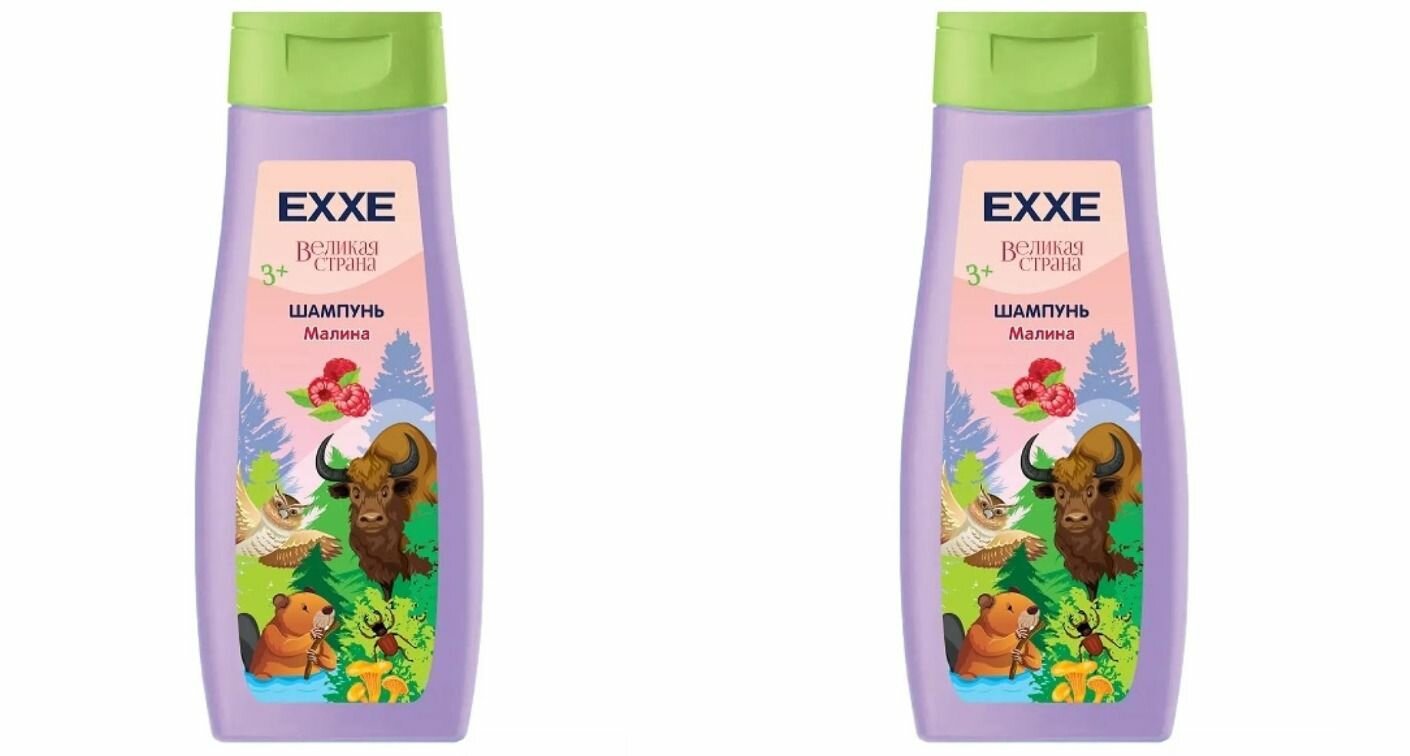 EXXE Шампунь Великая страна Малина, 400 мл, 2 шт