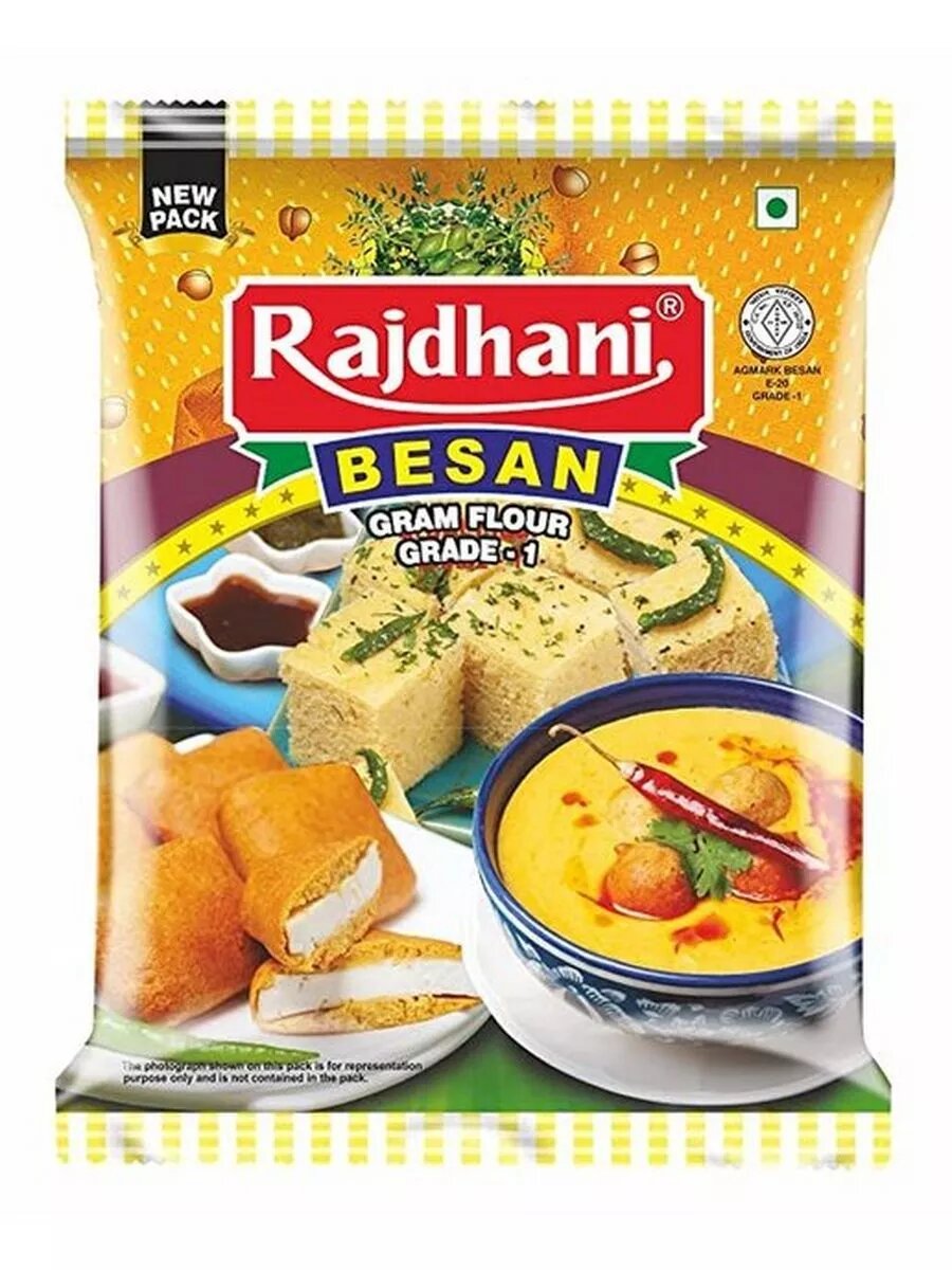 Нутовая мука Радждани Бесан /Rajdhani Besan Gram 500g (2шт)
