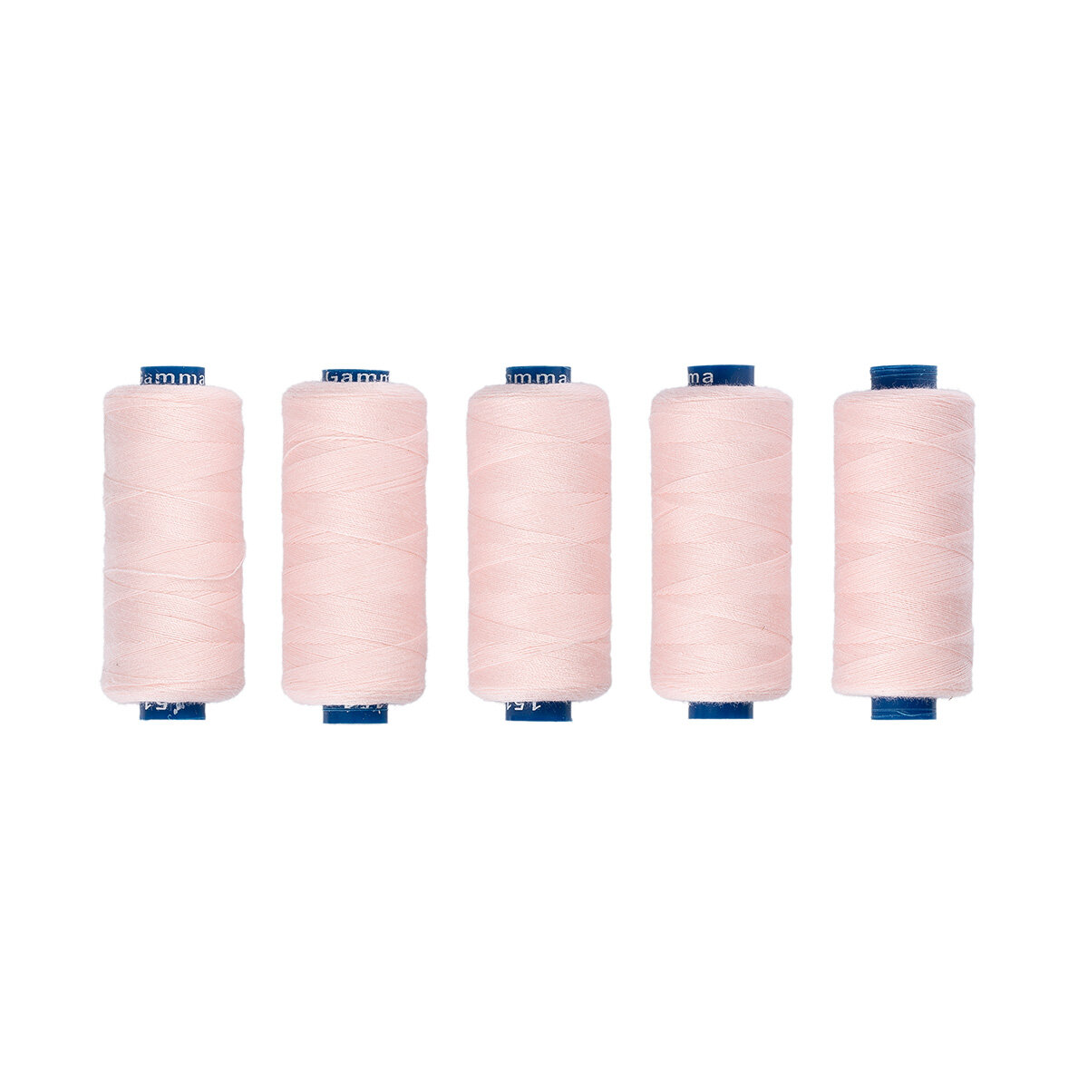 Нитки швейные 5 шт 40/2 365 м 400 я "Gamma" полиэстер №151 бл. розовый