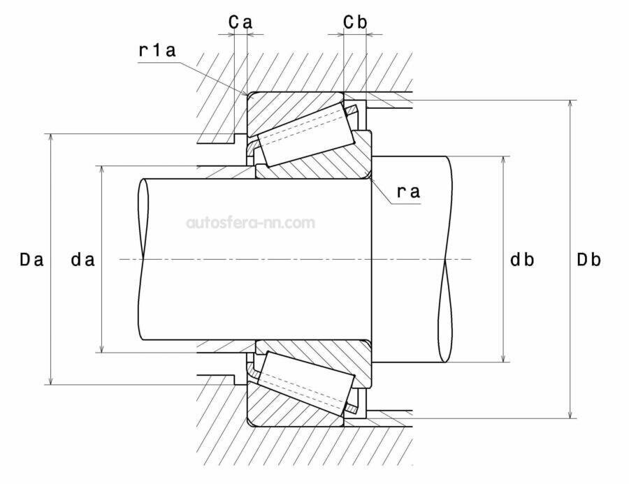 NSK HR30304J Подшипник ступичный 3647 NSK HR30304J