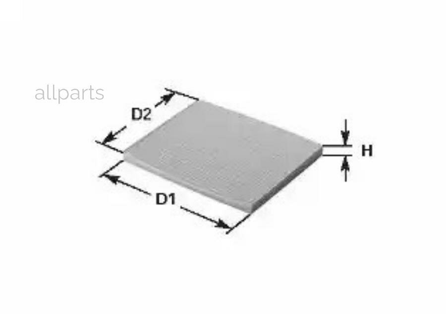 CLEAN FILTERS NC2341 CLEAN фильтр салонный NC 2341 (=CU 2450)