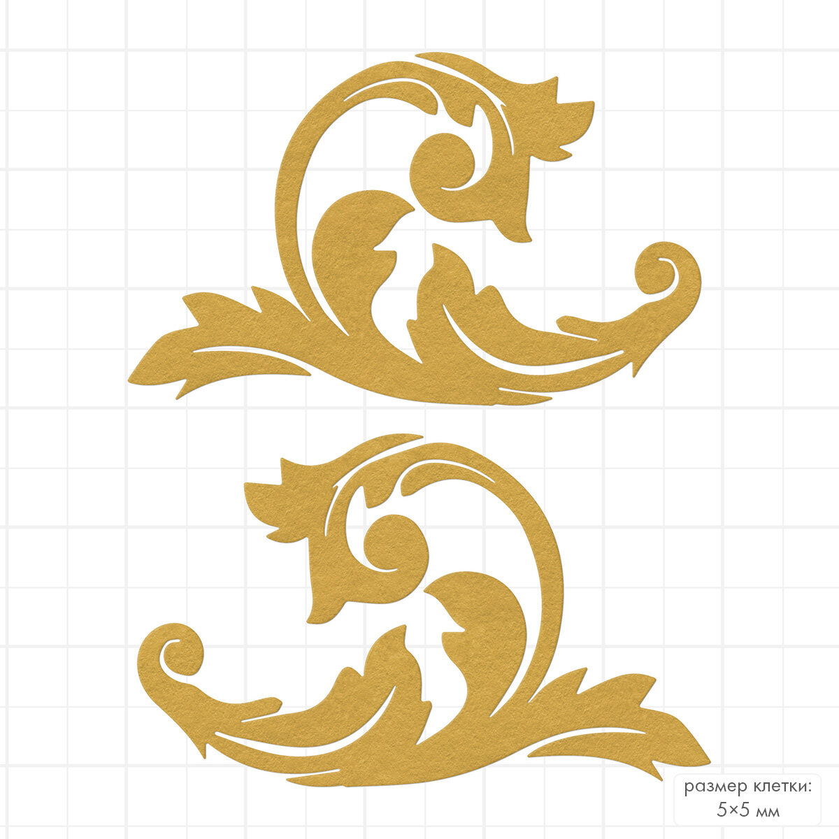 Mr.Painter DICUT-M0100-UR96 Набор ножей для вырубки завитки 10.4×3.3 см 2 шт для скрапбукинга