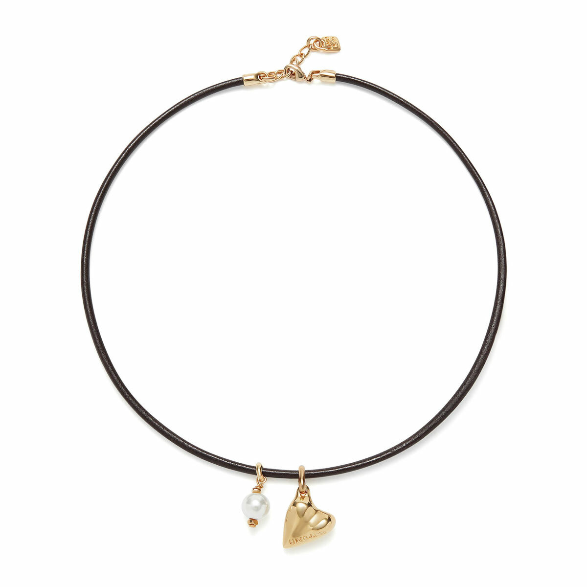 Колье, кожа