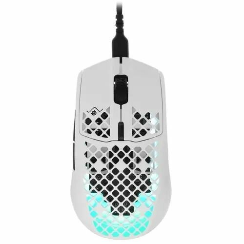 Мышь проводная Steelseries Aerox 3 Snow 62603 белый