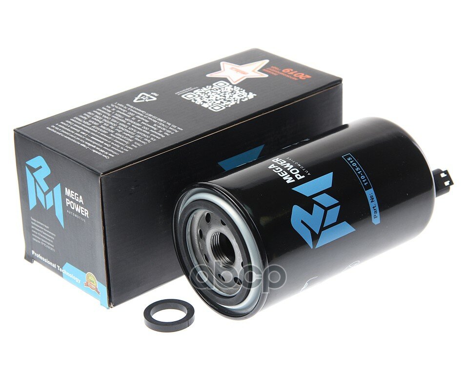 Фильтр топливный ГАЗ-3309,3310, КАМАЗ дв. CUMMINS ISBe, ISF 3.8 сепаратор MEGAPOWER MEGAPOWER Automotive арт. 110-15-015