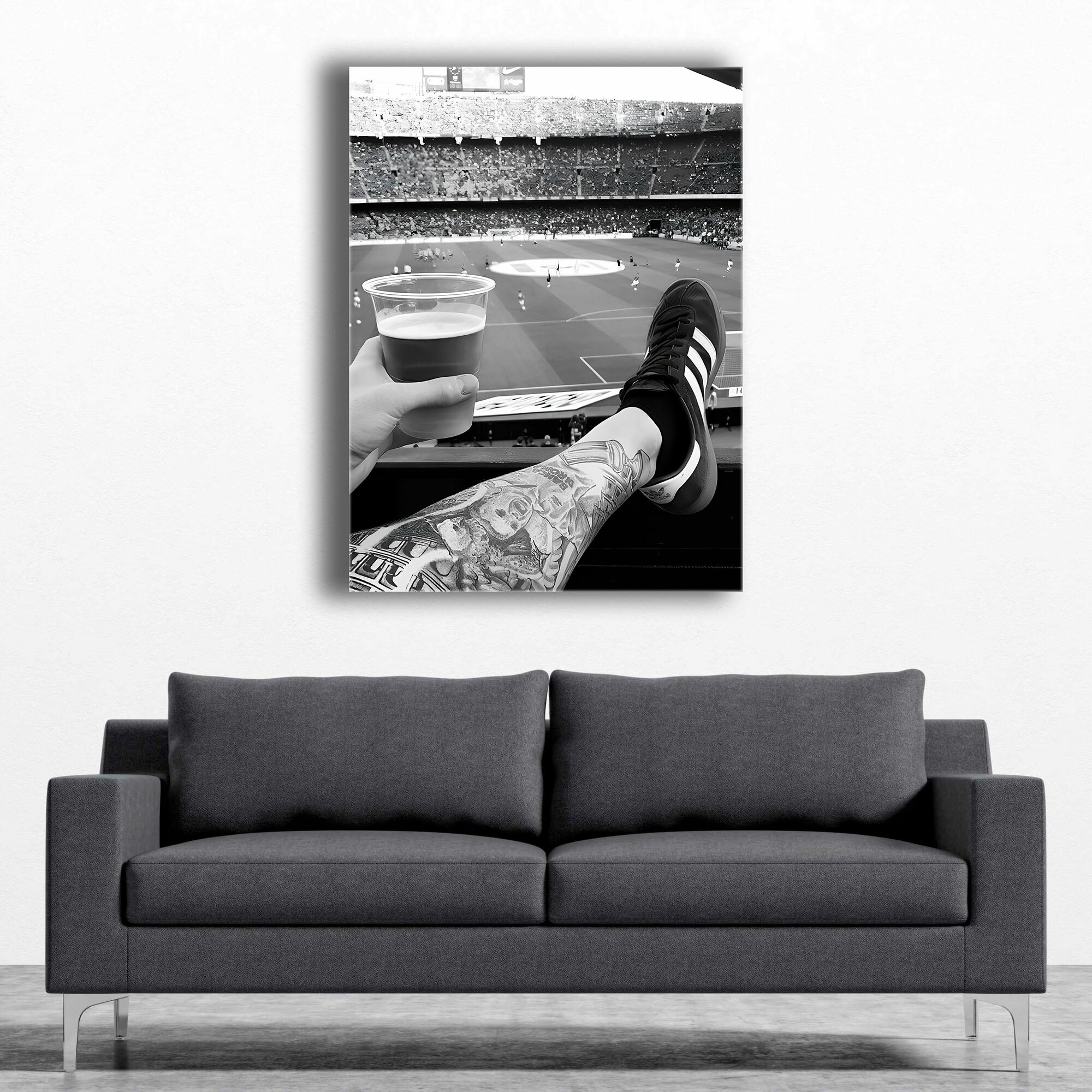 Интерьерная картина на холсте / Андеграунд футбол / 30*40