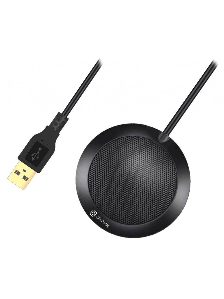Микрофон проводной Oklick MP-M550 2м, черный
