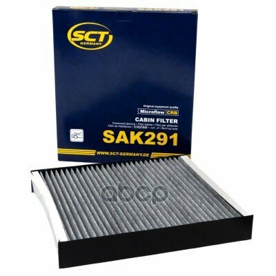 Салонный фильтр VAG A1/IBIZA/FABIA/ROOMSTER/POLO угольный SCT арт. sak291
