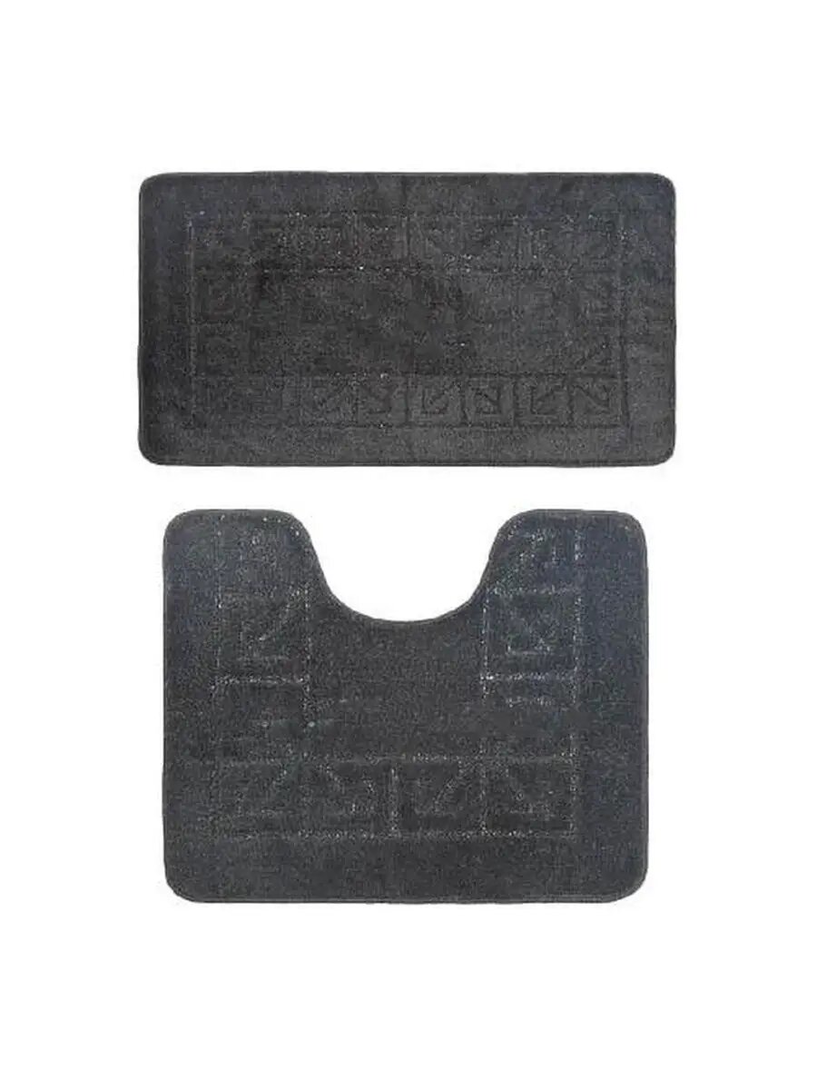 Комплект ковриков для в/к из 2 шт 50х80/50х40см 11мм