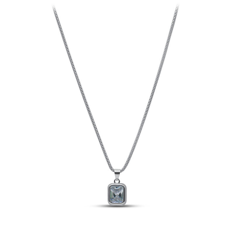 Колье, серебро, 925 проба, фианит