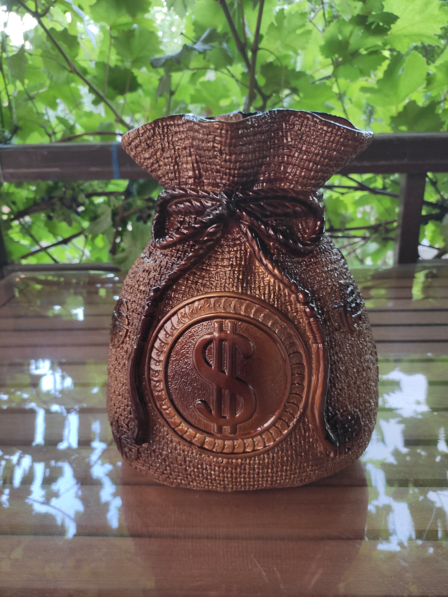 Копилка из гипса "Мешок с долларом"