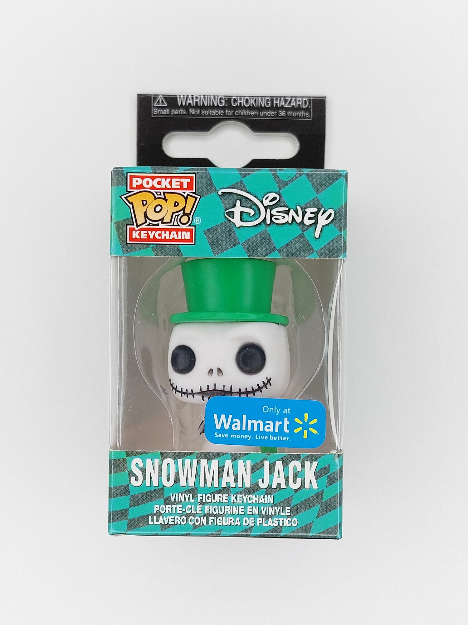 Брелок keychain Джек Скеллингтон снеговик Jack Skellington Snowman из мультфильма Кошмар перед Рождеством