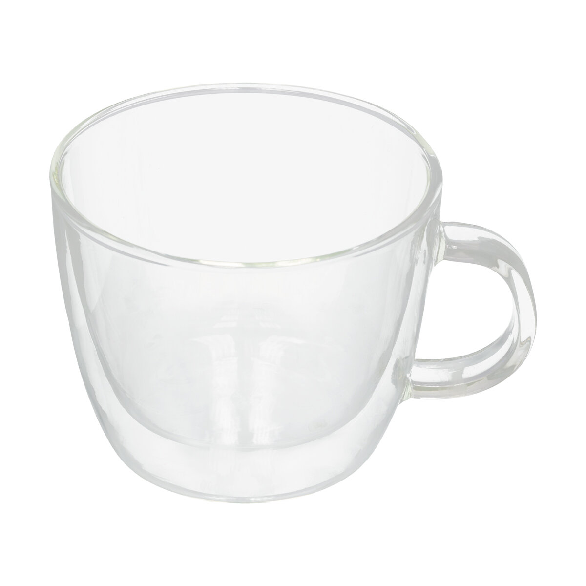 Stilerra home PFH-002-SI73 Кружка стеклянная с двойными стенками 500 мл №01, объемная
