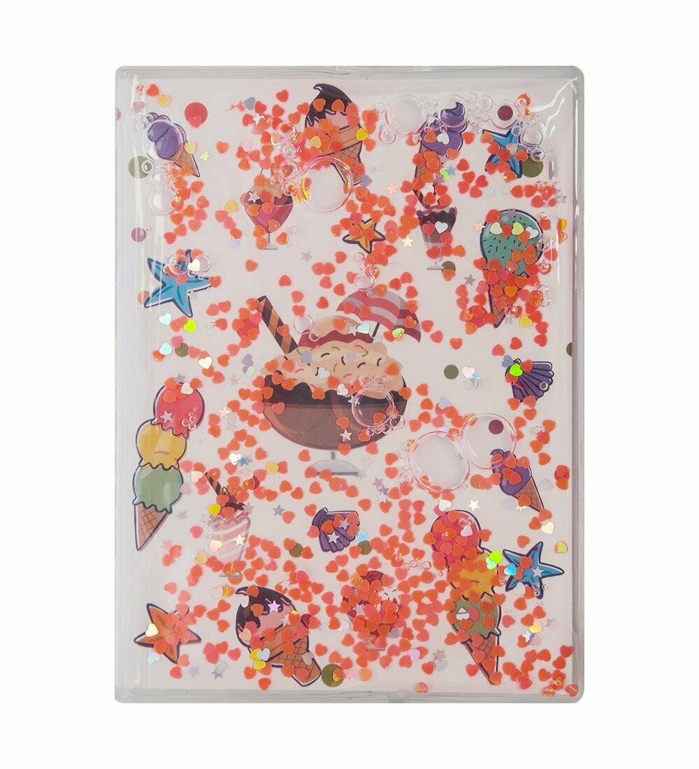 Блокнот Море удовольствий с плавающими пайетками A2155635