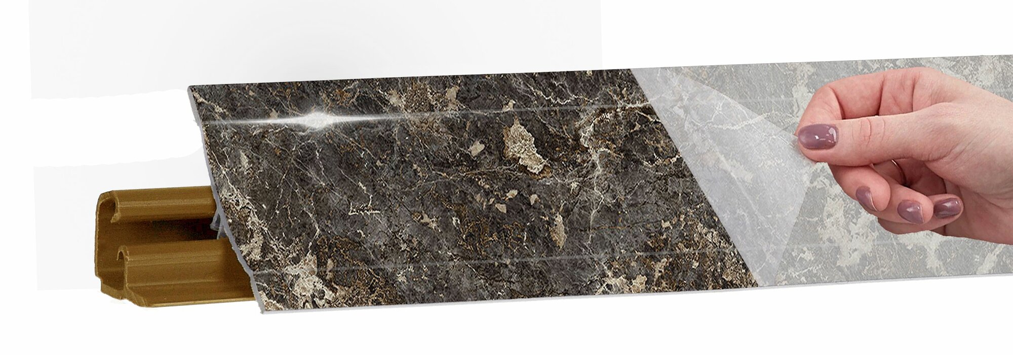 Плинтус для столешницы 23х23мм