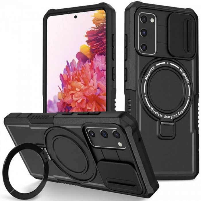 CamShield MagSafe Противоударный чехол для Samsung Galaxy S20 FE со шторкой для камеры
