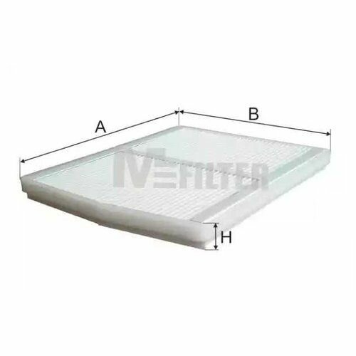 Фильтр салонный Mfiltеr K 9022 для Volvo S60 (2000-2010), Volvo S80 (1998-2008), Volvo V70 (1999-2008)