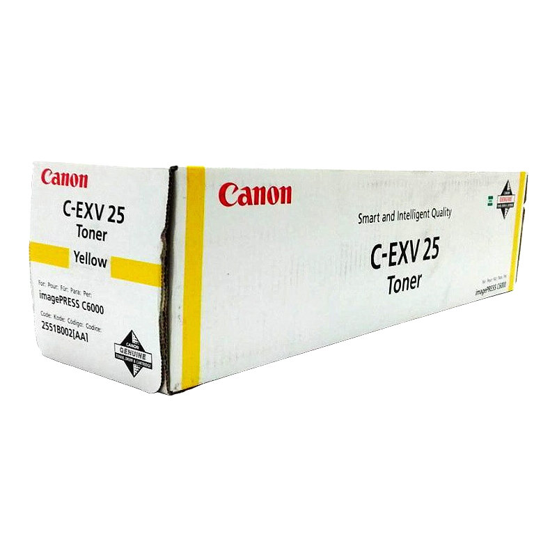 Тонер-картридж Canon C-EXV25, для лазерных принтеров, 25 тыс. страниц, жёлтый