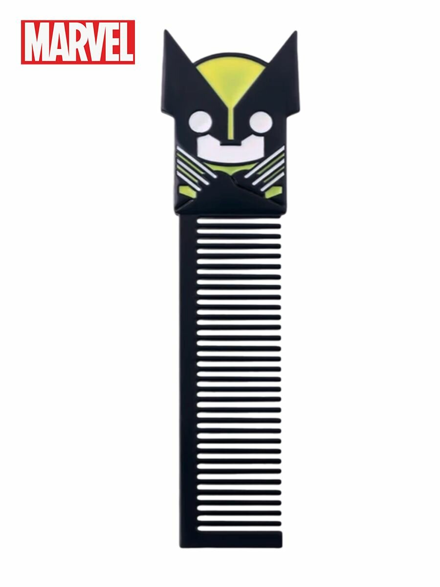 Расческа - гребень металлическая Росомаха Марвел