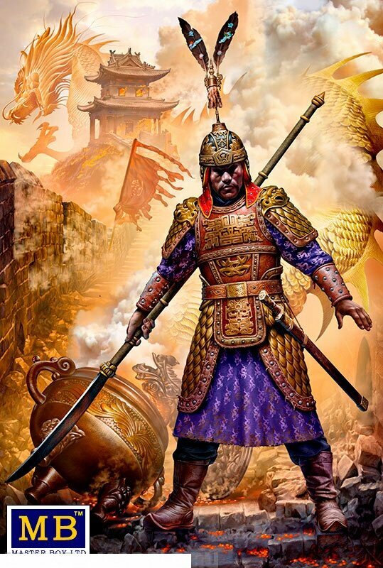 MB24059 Фигуры, Чжу Юаньчжан. Первый император Китайской империи Мин. Битва за Нанкин, 1356