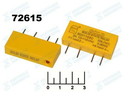 Оптореле 3-28VDC 3A/12-110VDC SDI1103D