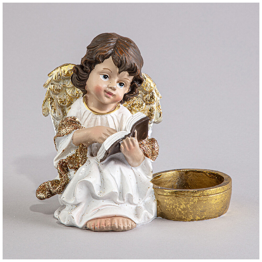 Подсвечник ангел 12,5х8,8х11,5 см KSG-121-127