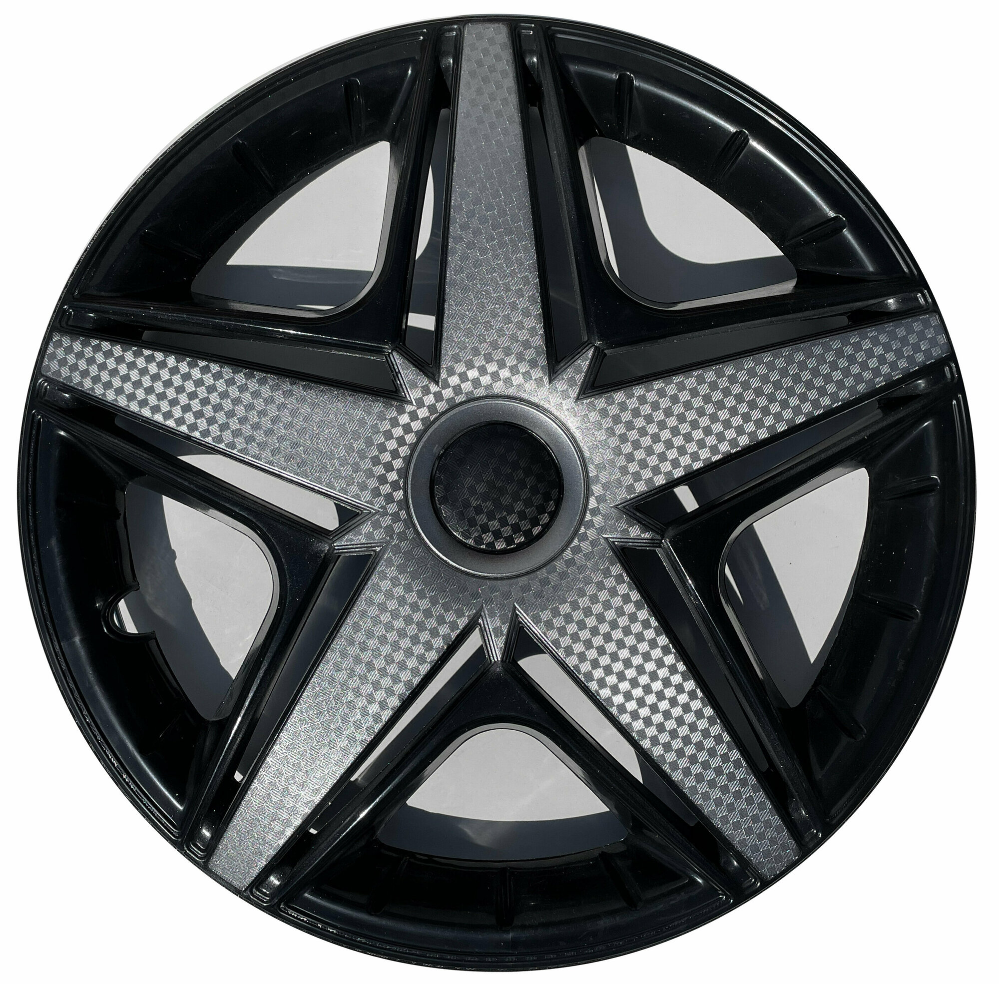 Автомобильные колпаки на диски НХЛ С/Б R16", в комплекте 4 колпака