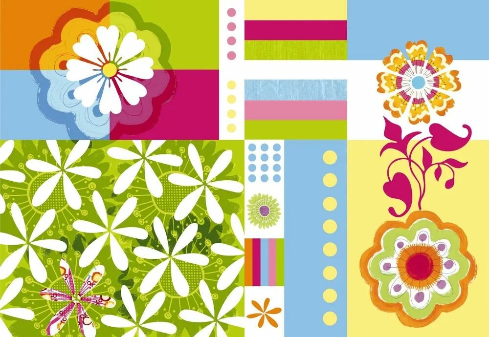 Фотообои "Mix&Match" Komar 184 см х 127 см, 2 части (арт 2-907)