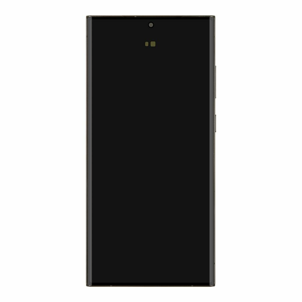 LCD дисплей для Samsung Galaxy S23 Ultra 5G 2023 SM-S918 GH82-30465C в рамке (зеленый) 100% OR