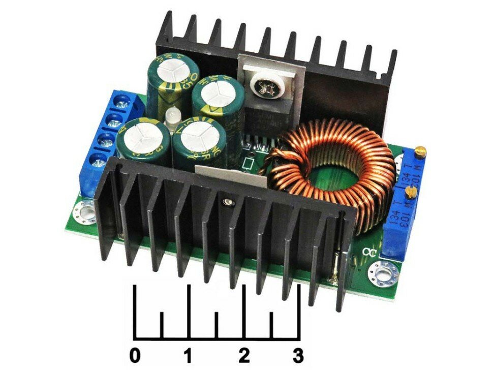 Преобразователь DC/DC вход 5-40V/выход 1.25-35V 9A 300W (понижающий) XL4016