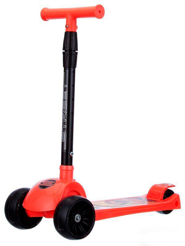 Самокат SLIDER IT31 3х колесный, Цвет красный