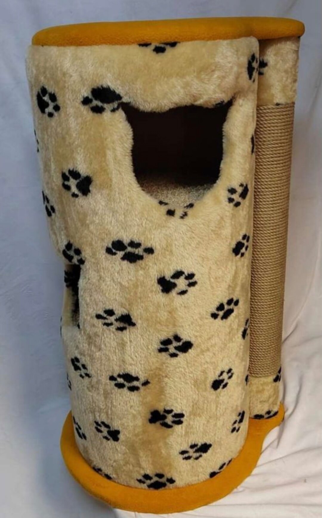 Когтеточка для кошек "Башня", 80x40 см, 3 уровня