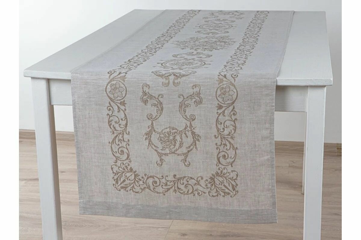 Рушник Оршанского льнокомбината "Ангелы", лен, 100%, 50 см x 170 см