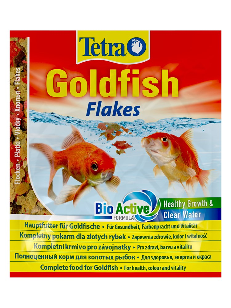 Корм сухой Tetra Goldfish Flakes хлопья для золотых рыбок (12 г)
