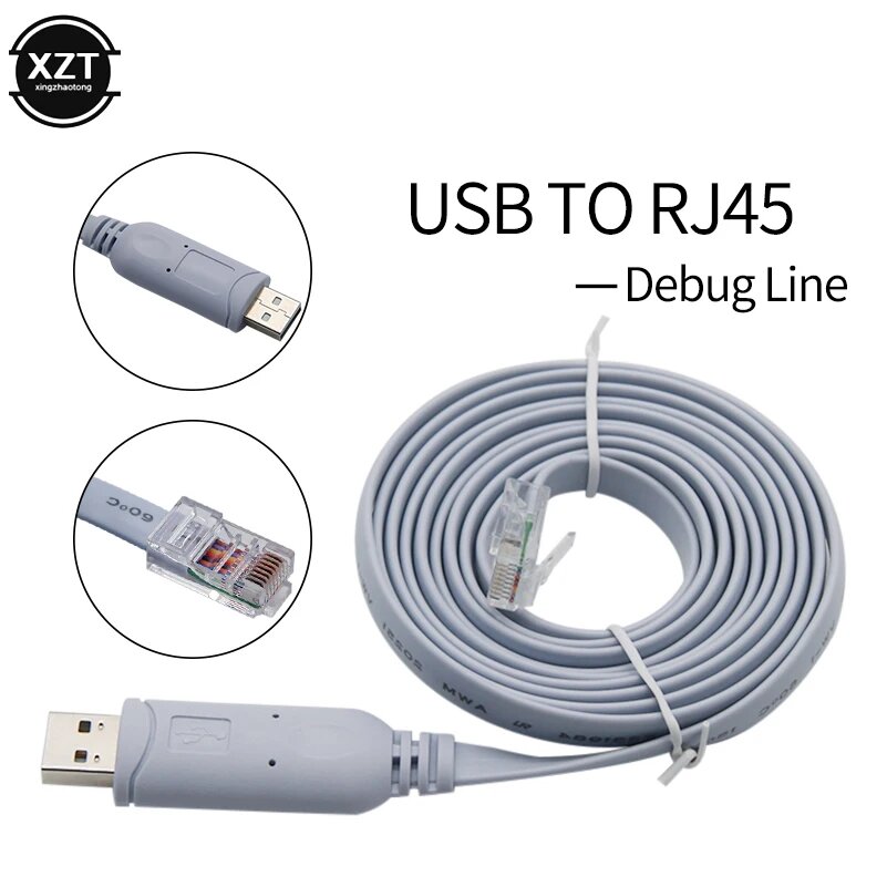 USB RS232 к RJ45 консольный кабель WYMECT 1,8 м
