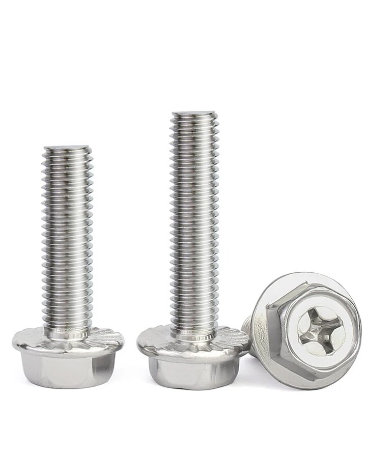 Винты из нержавеющей стали M3-M8 с фланцевой головкой Phillips M8-2pcs, with gear, 30mm