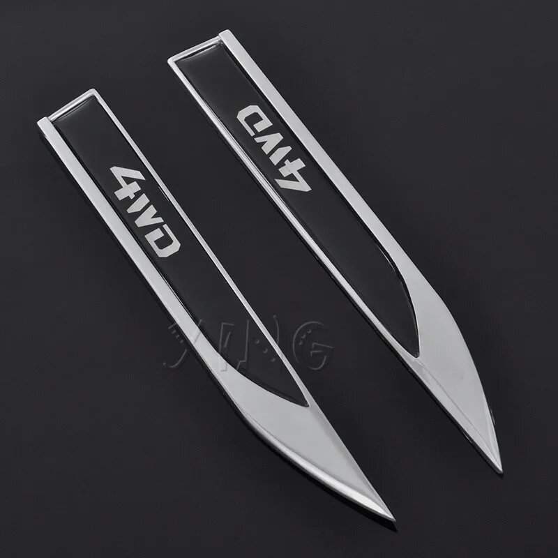Значок с боковым крылом, эмблема, Авто Наклейка для Mercedes BMW Audi VW Nissan Ford For White 4WD