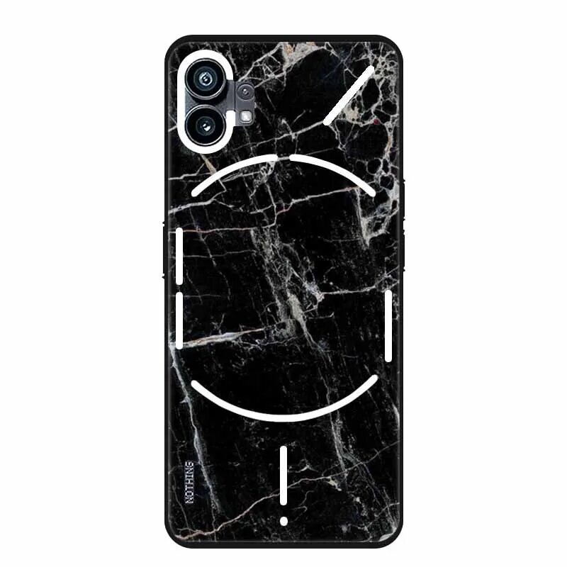 Чехол для телефона Nothing One 1 Wolf Lion Tiger, черный силиконовый мягкий чехол на заднюю панель для Nothing Phone 1 (1) Чехол для телефона Phone1 Черный, B06. CH.141