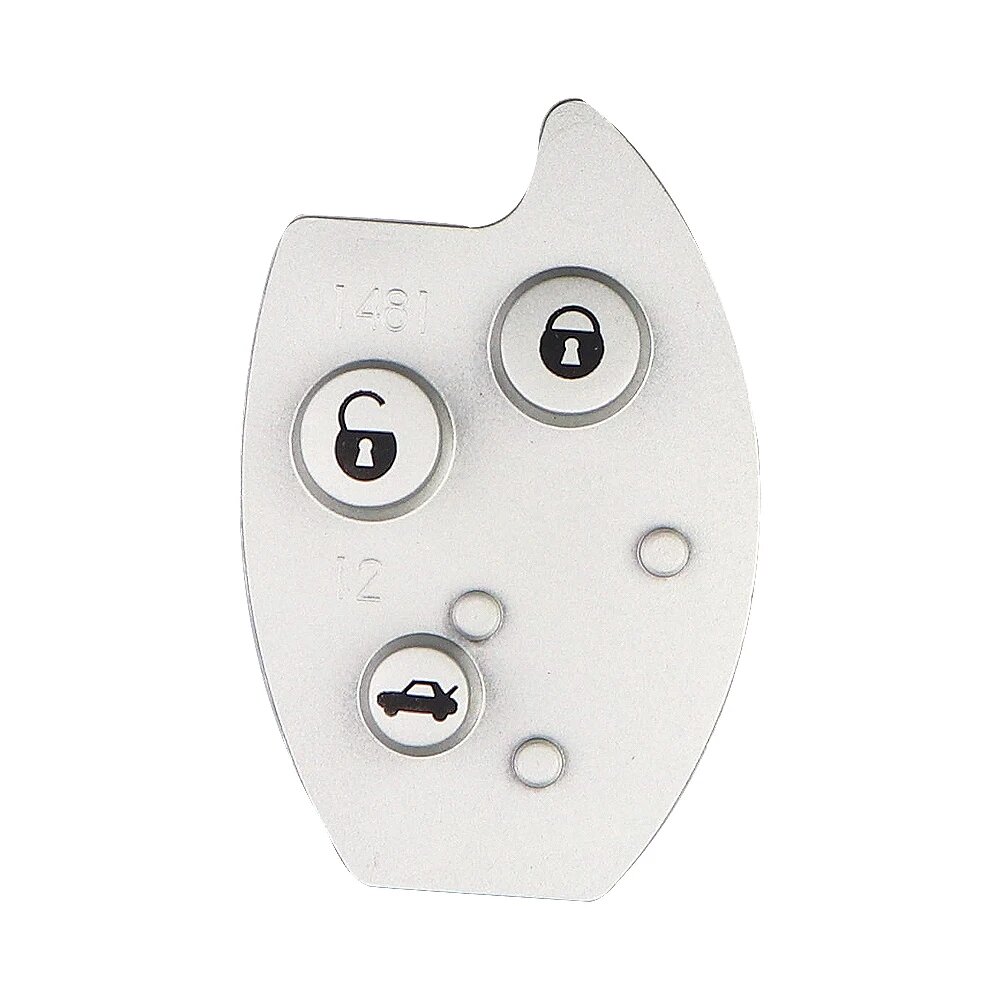 3-кнопочный Корпус Ключа YIQIXIN с резиновой прокладкой для Citroen C3 C4 C5 C6 Saxo Xsara Picasso Berlingo чехол для автомобильного ключа без логотипа Only Button Pad