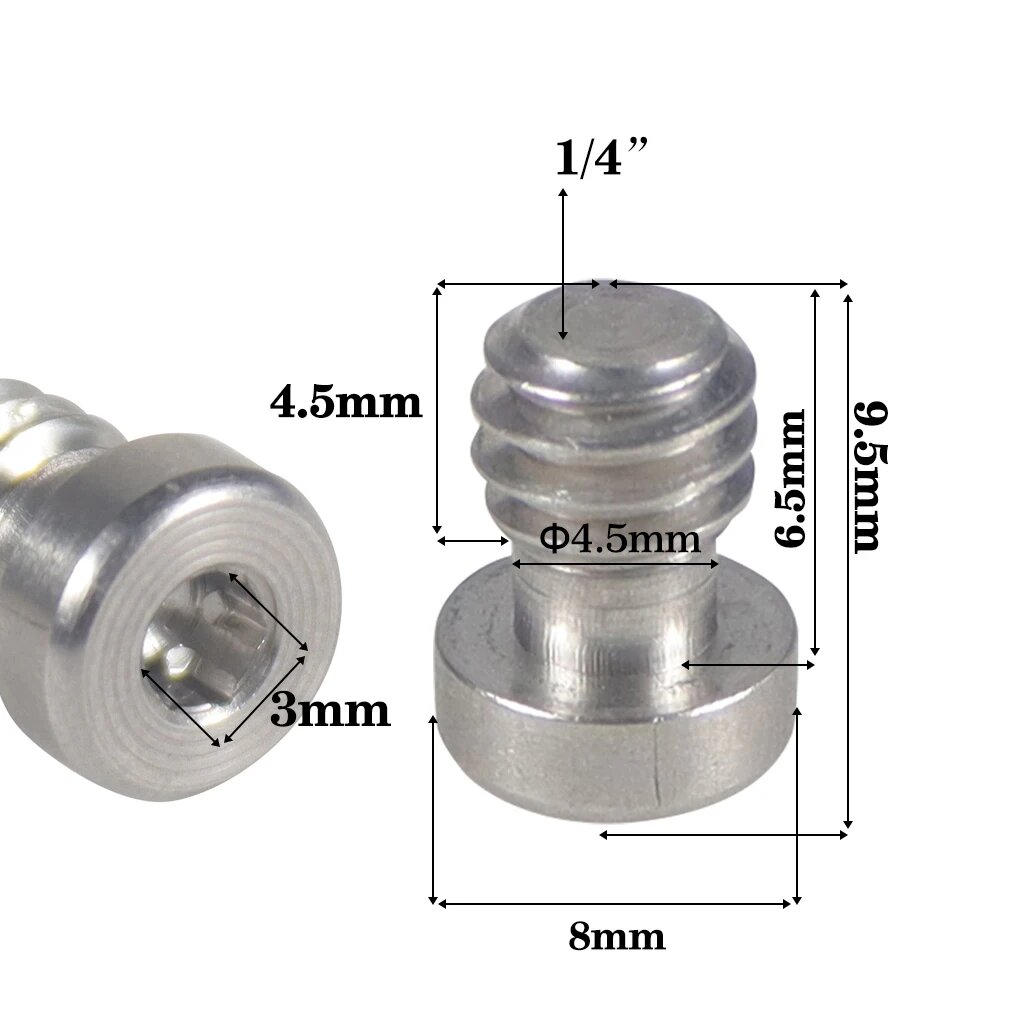 FEICHAO Винты для экшн-камеры 10 шт. 6.5mm