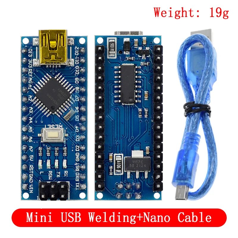 Мини/Type-C/Micro USB Nano 3,0 с Загрузчиком совместимый контроллер Nano для arduino CH340 USB драйвер 16 МГц ATMEGA328P