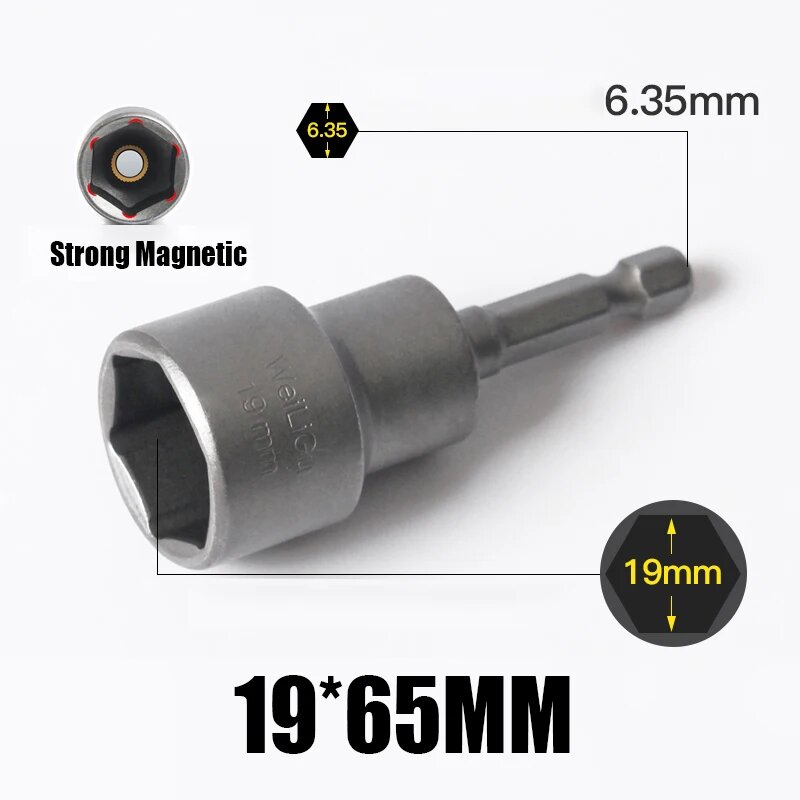GooBetter набор торцевых головок 5мм-19мм 19mm x 65mm